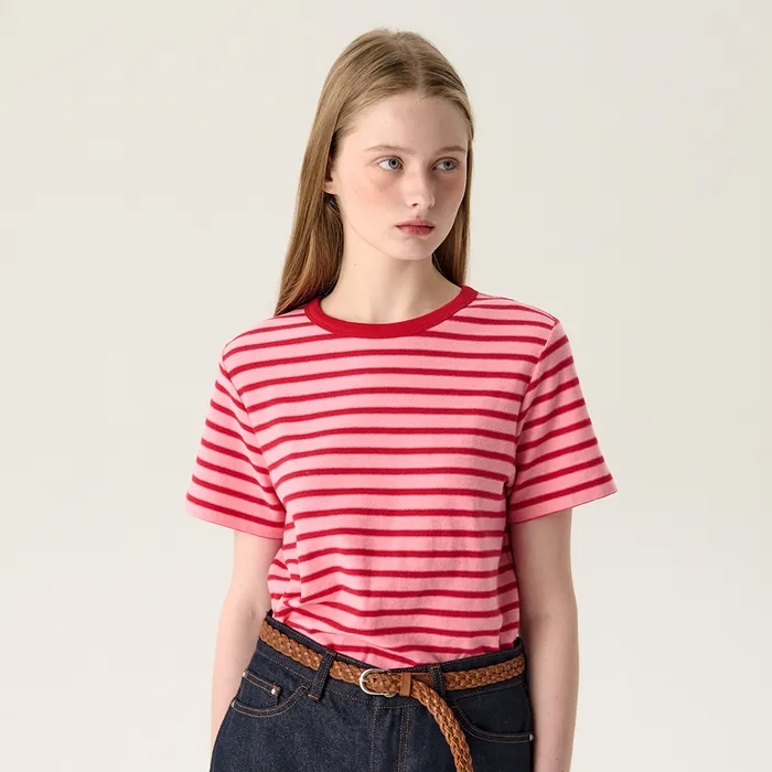 MULTI STRIPED T-SHIRT (RED) - 감도 깊은 취향 셀렉트샵 29CM