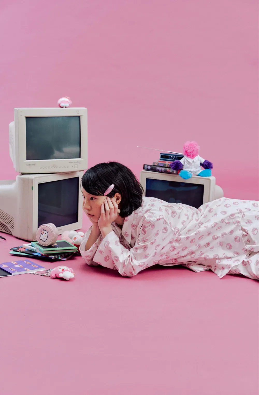 [예약배송][29CM 단독] HELLO KITTY X KEY 클래식 홈웨어 파자마 셋업_복실이X헬로키티 - 감도 깊은 취향 ...