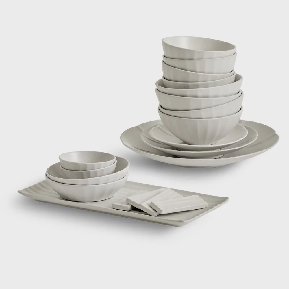 미각 색 4인 그릇세트 20P - 감도 깊은 취향 셀렉트샵 29CM