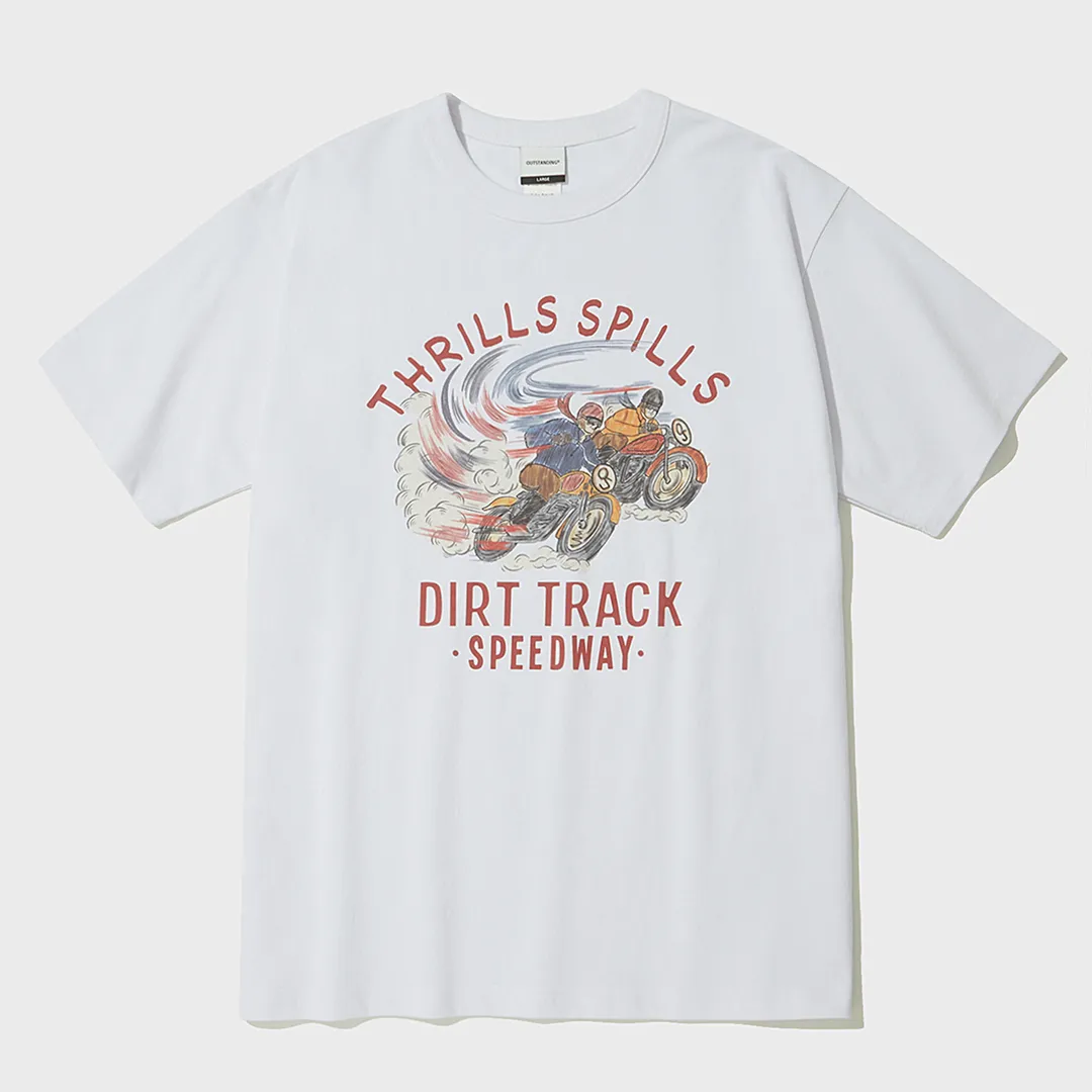MOT SERIES TEE(DIRT TRACK)_WHITE - 감도 깊은 취향 셀렉트샵 29CM