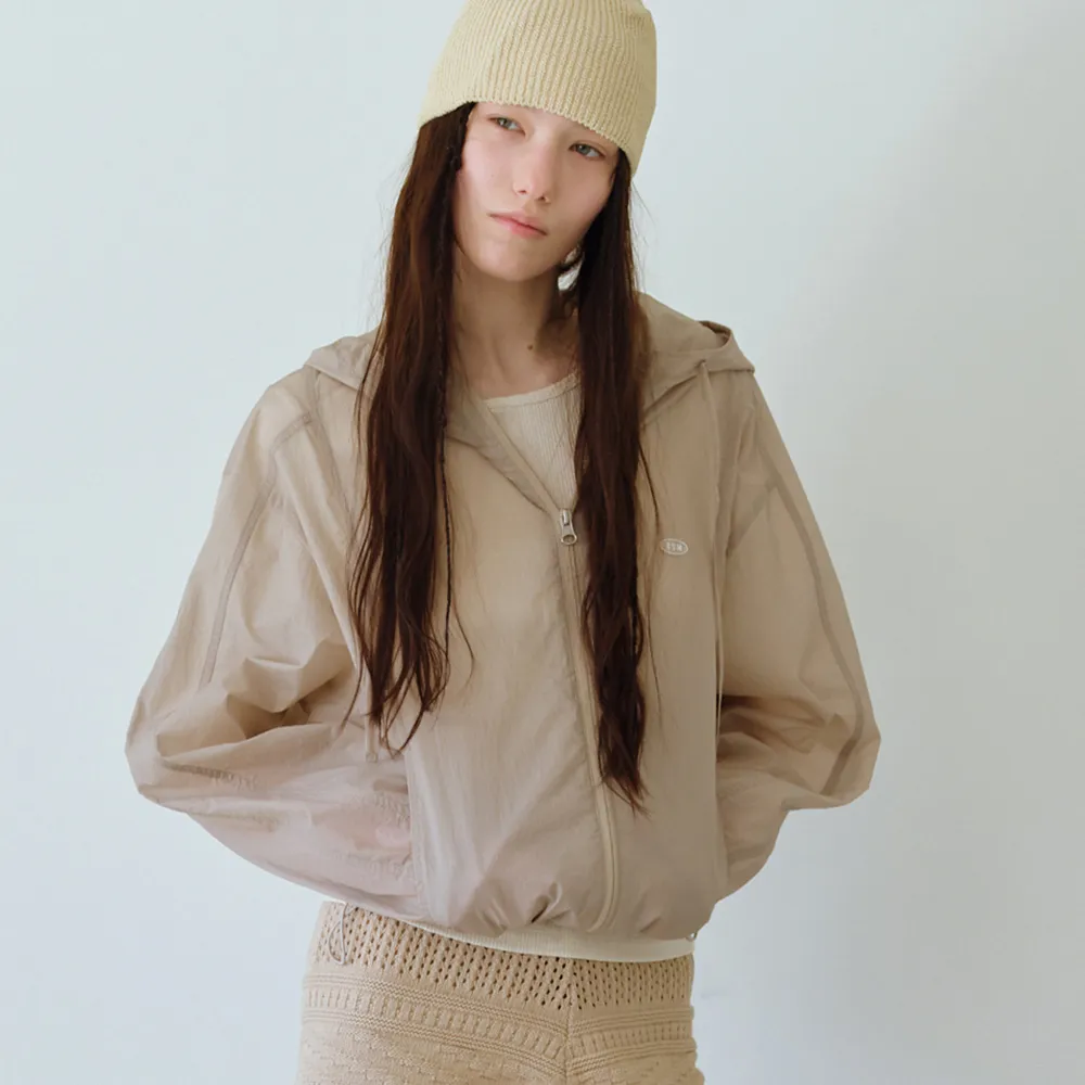 SHEER WIND BREAKER - SAND BEIGE - 감도 깊은 취향 셀렉트샵 29CM