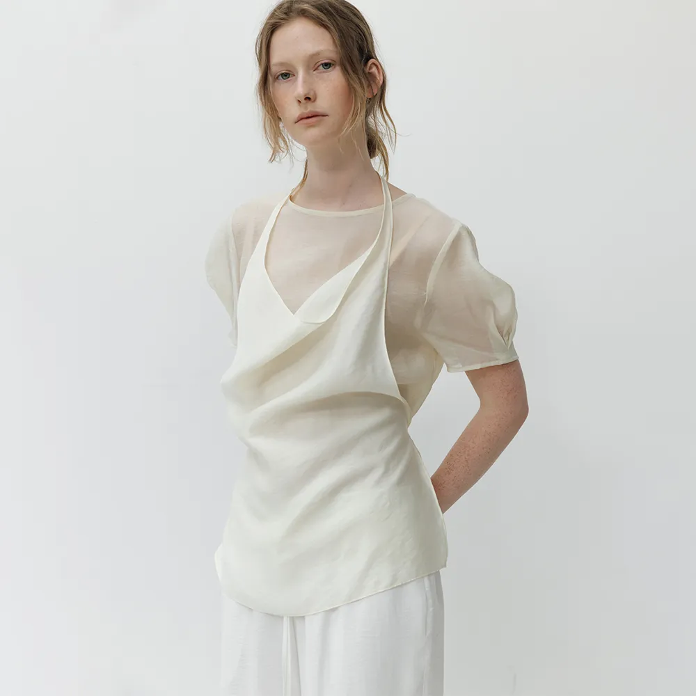 Halter-neck Layered Top_2color - 감도 깊은 취향 셀렉트샵 29CM