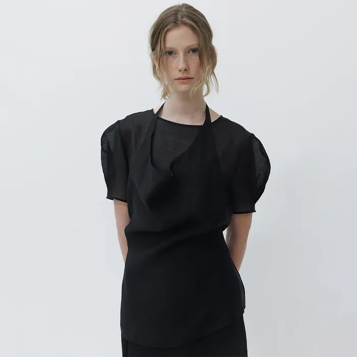 Halter-neck Layered Top_2color - 감도 깊은 취향 셀렉트샵 29CM