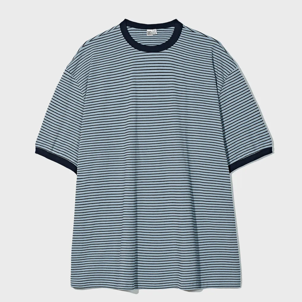 London Stripe Ringer Tee Blue - 감도 깊은 취향 셀렉트샵 29CM