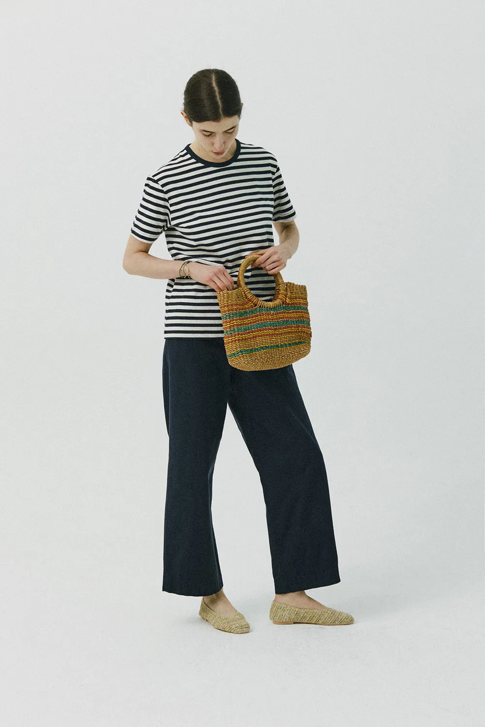 TF2-TS02 치코 스트라이프 티 - 네이비 - 감도 깊은 취향 셀렉트샵 29CM