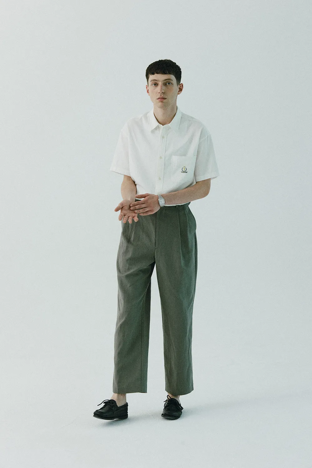 TF2-PT05 린넨 코튼 비죠 팬츠 - 카키그레이 - 감도 깊은 취향 셀렉트샵 29CM