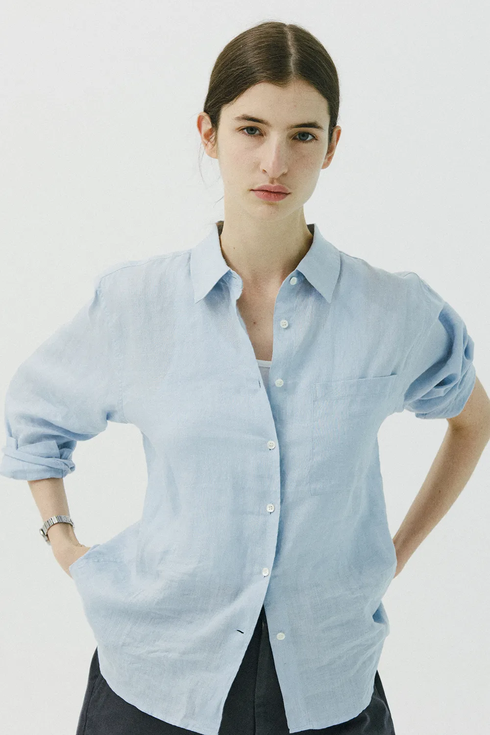 TF2-SH05 린넨셔츠 - 스카이 - 감도 깊은 취향 셀렉트샵 29CM