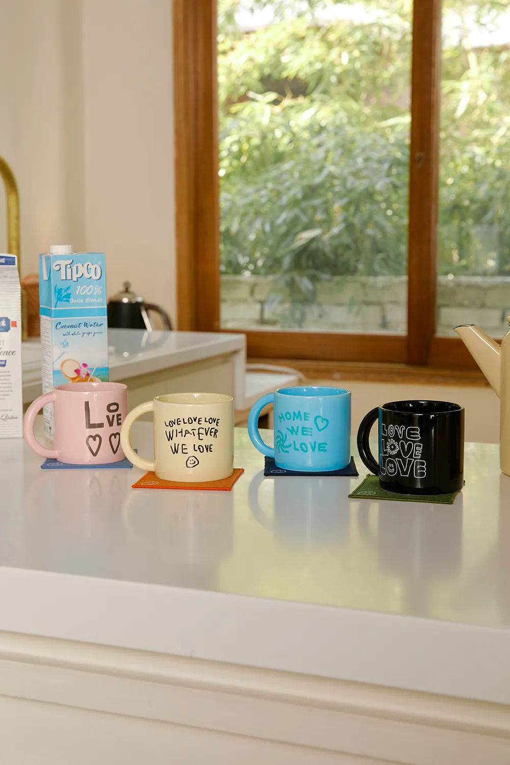 MUG CUP LOVE AND HEART PINK - 감도 깊은 취향 셀렉트샵 29CM