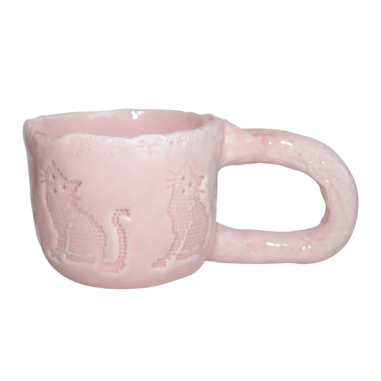 EMBROIDERY MUG (kitty pink) - 감도 깊은 취향 셀렉트샵 29CM