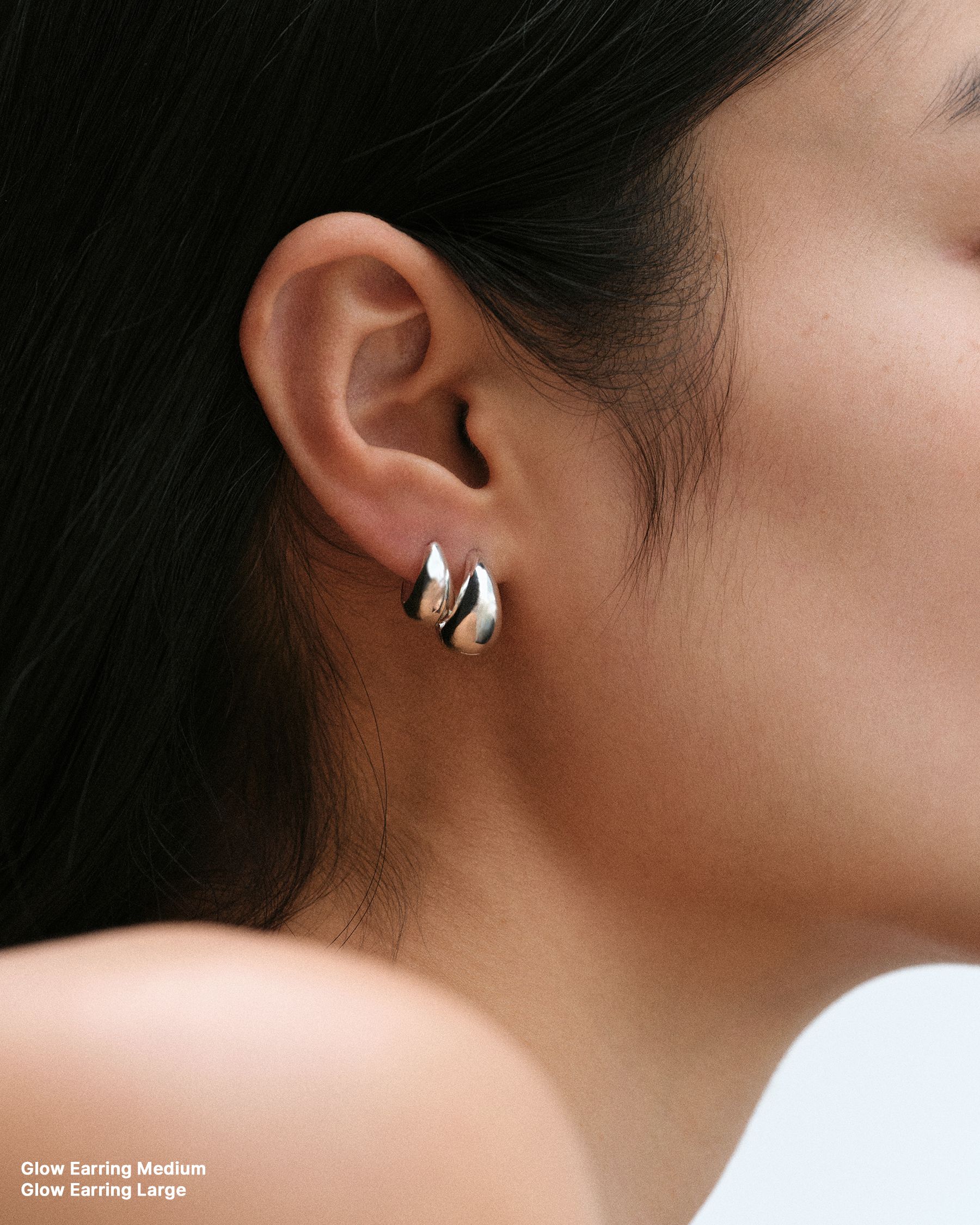 Glow Earring Large (silver925)(2coor) - 감도 깊은 취향 셀렉트샵 29CM