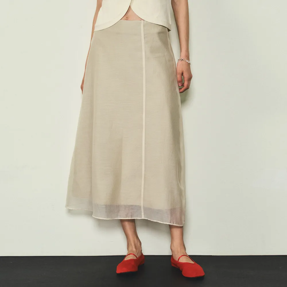 See-through Layered Skirts_CTS608(3color) - 감도 깊은 취향 셀렉트샵 29CM