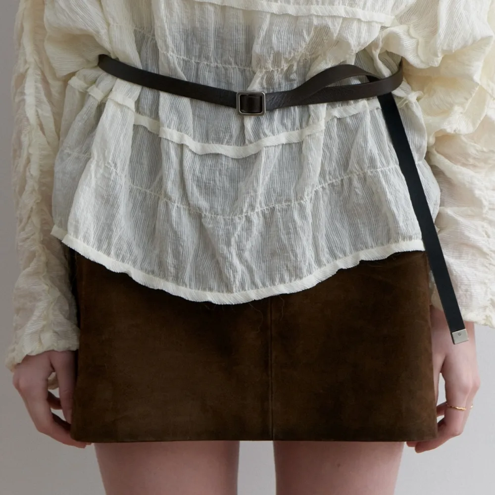 Slim Long Leather Belt_3COL (L251MBT010) - 감도 깊은 취향 셀렉트샵 29CM