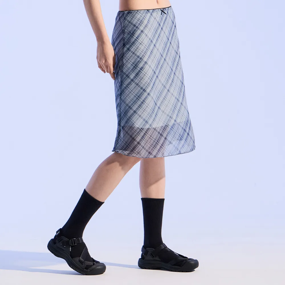 Mesh Mood Skirt (Dusty Sky) - 감도 깊은 취향 셀렉트샵 29CM