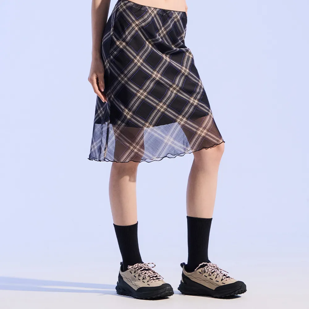 Mesh Mood Skirt (Midnight PLAID) - 감도 깊은 취향 셀렉트샵 29CM