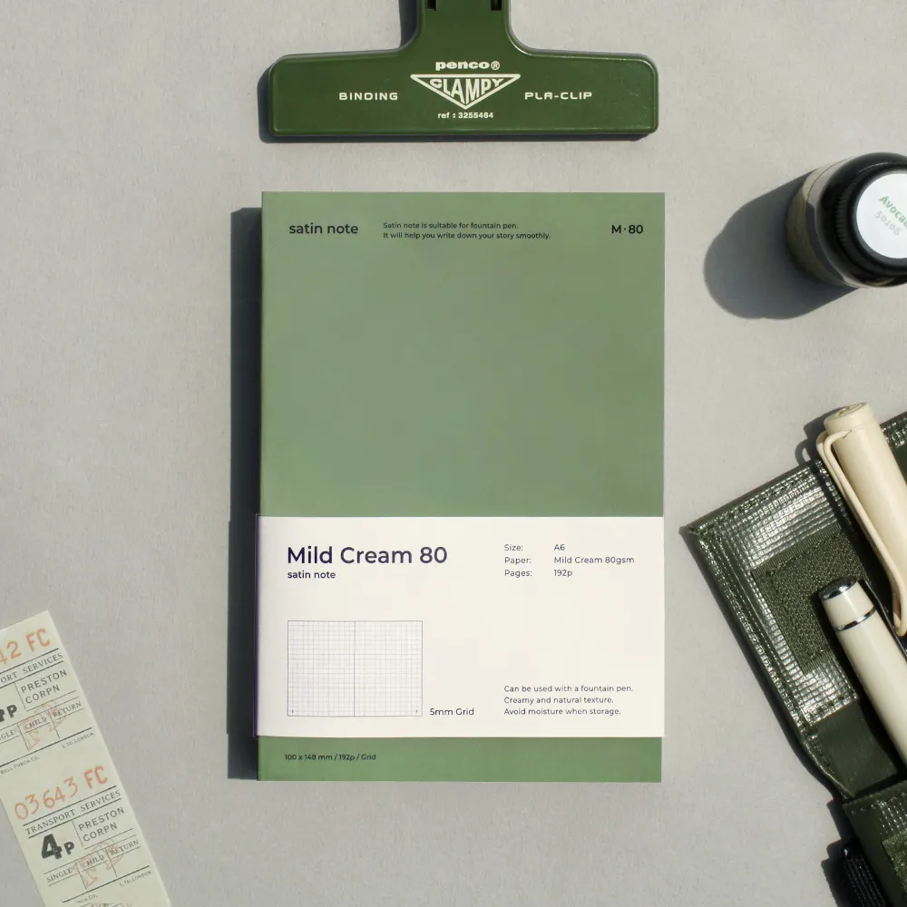 [M80] 새틴 노트 마일드크림 A6 - 감도 깊은 취향 셀렉트샵 29CM