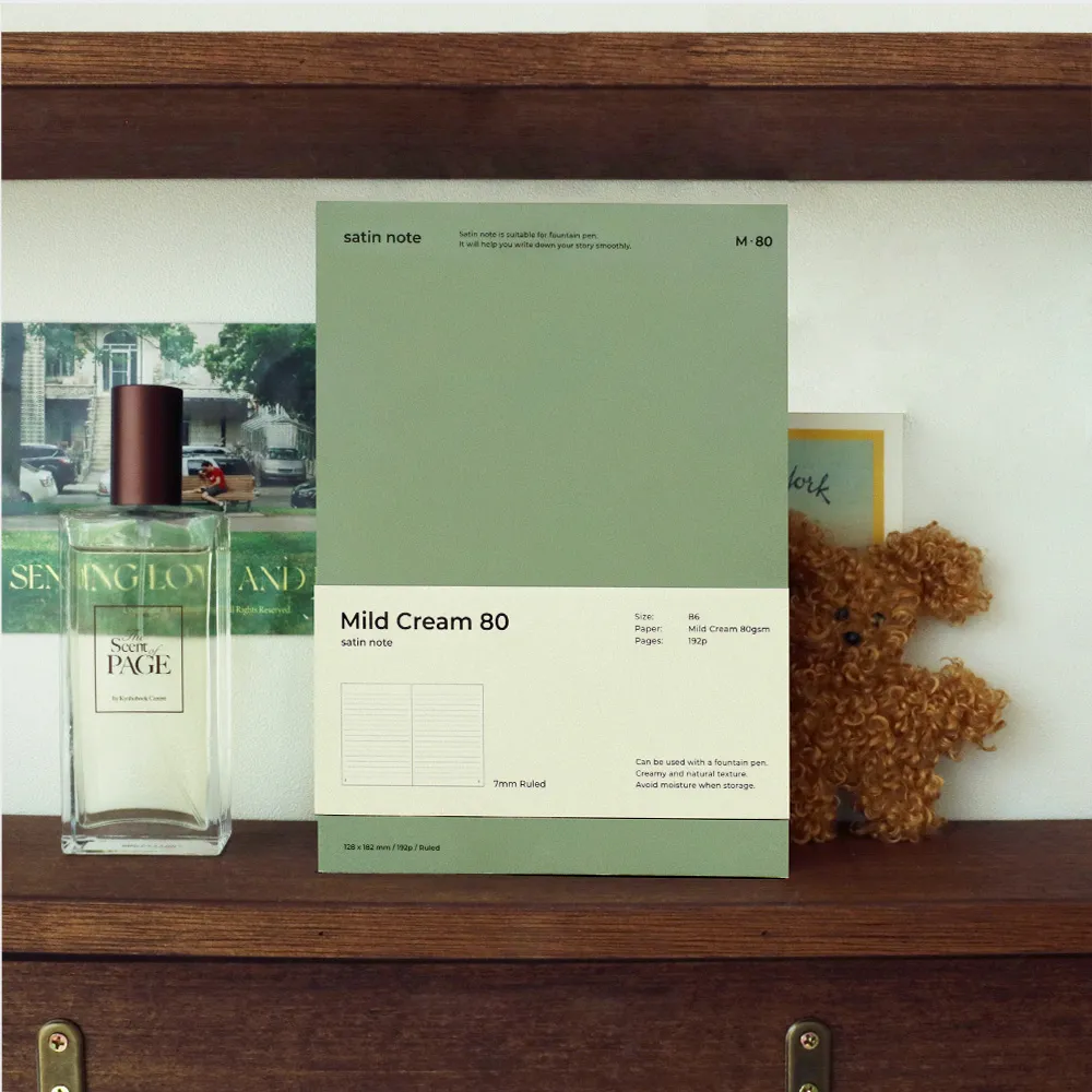 [M80] 새틴 노트 마일드크림 B6 - 감도 깊은 취향 셀렉트샵 29CM