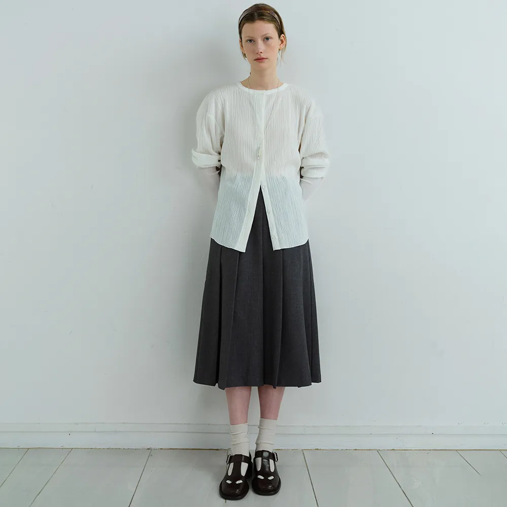 [7차 재입고] hidden pleats blouse (4colors) - 감도 깊은 취향 셀렉트샵 29CM