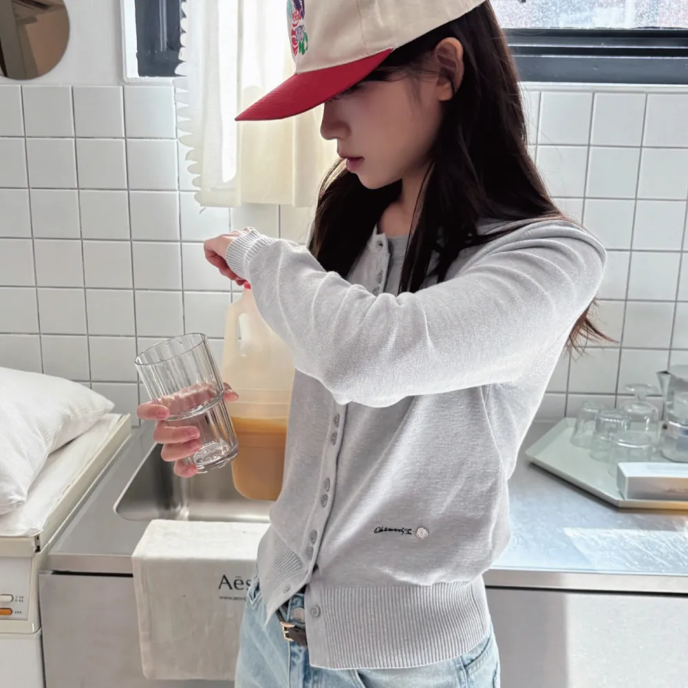 BASIC ROUND KNIT CARDIGAN GR - 감도 깊은 취향 셀렉트샵 29CM