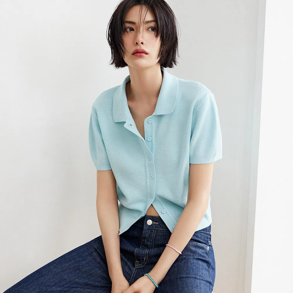 카라 반팔 가디건_3colors - 감도 깊은 취향 셀렉트샵 29CM