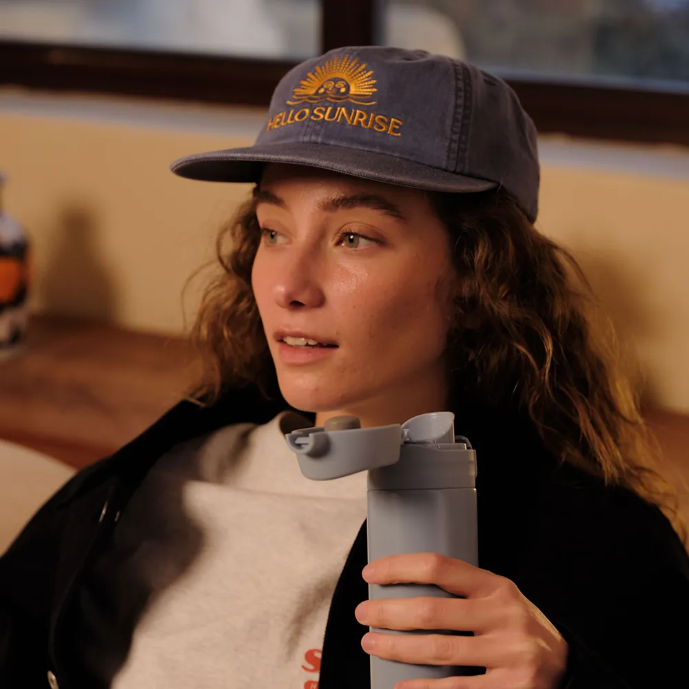 Washed OG Logo 6panel Cap_Ocean Blue - 감도 깊은 취향 셀렉트샵 29CM