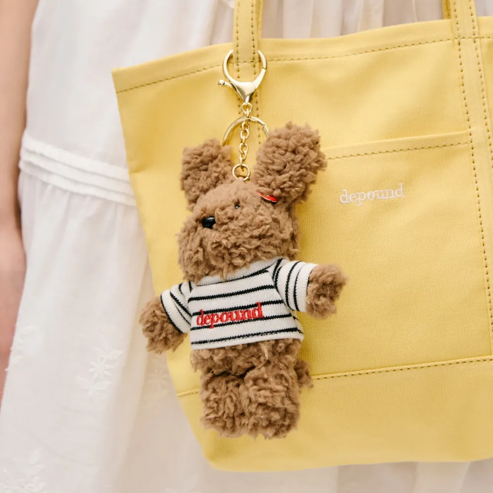 danny stripe keyring - brown - 감도 깊은 취향 셀렉트샵 29CM