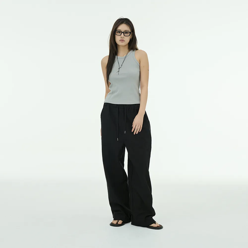 Linen moody Wide Pants - Black - 감도 깊은 취향 셀렉트샵 29CM