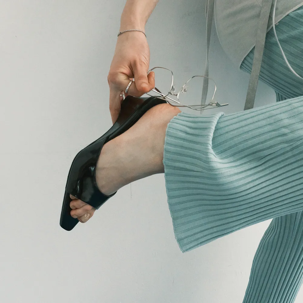 Lita 리타 클린실루엣 웨지힐 뮬 - 4colors l 5cm (3cm 굽변경 가능) - 감도 깊은 취향 셀렉트샵 29CM