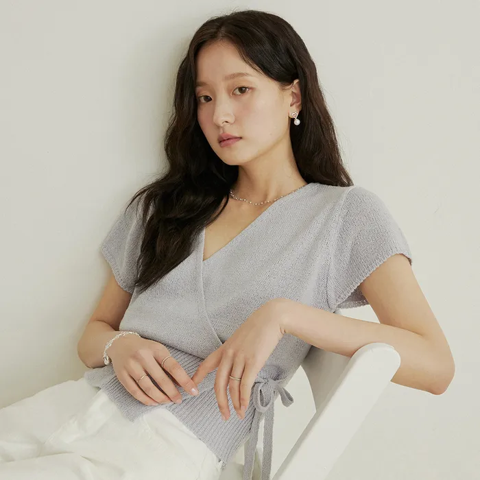 Silver button summer lap knit - 5color - 감도 깊은 취향 셀렉트샵 29CM