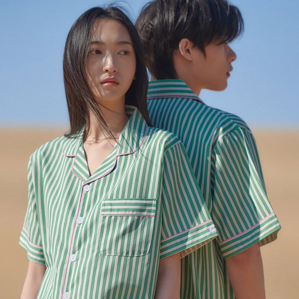 [2PACK] (uni) 민티 반팔 잠옷 세트 - 감도 깊은 취향 셀렉트샵 29CM