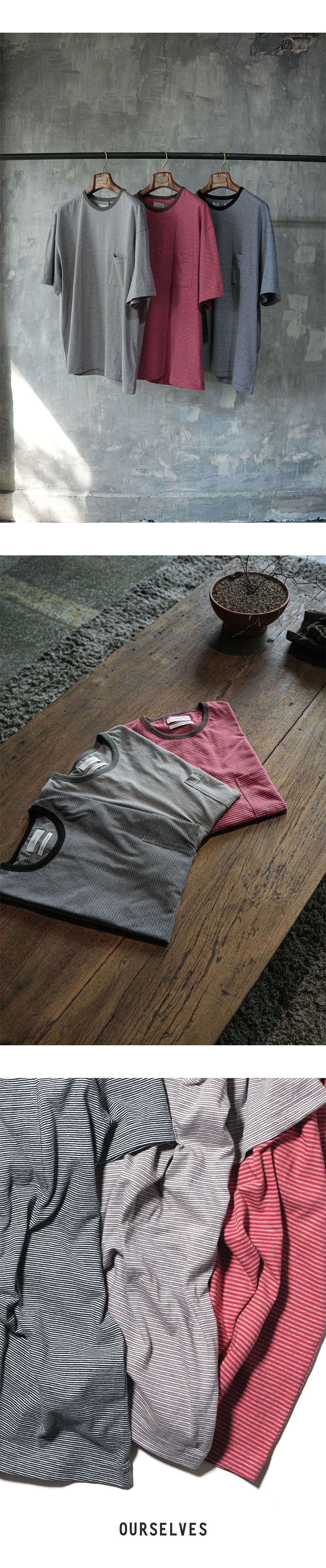 [25SS] Multi Stripe Short Sleeve - Black - 감도 깊은 취향 셀렉트샵 29CM