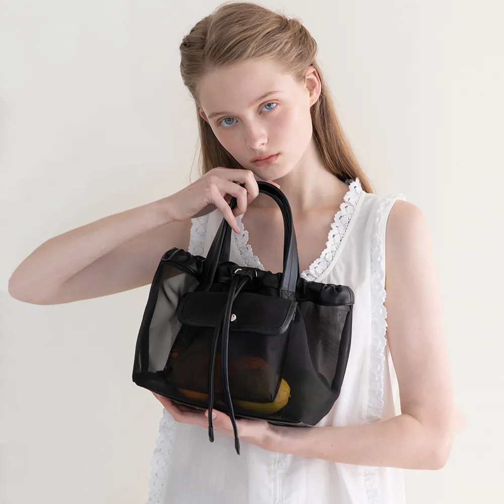 Luna see-through tote bag - Black - 감도 깊은 취향 셀렉트샵 29CM