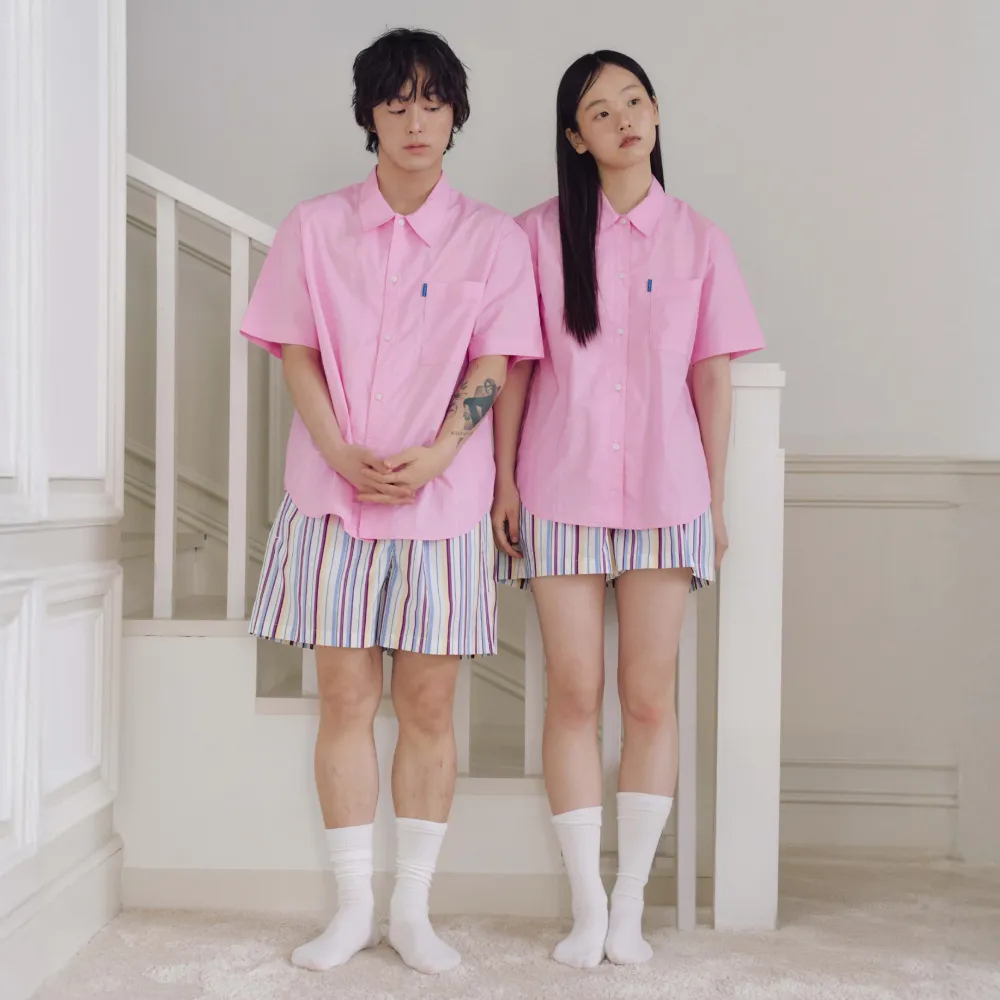 [29CM 단독] PK002&MT100 클래식 홈웨어 썸머파자마 셋업_페어리핑크&멀티스트라이프 2SIZES - 감도 깊은 취향 셀렉트샵 29CM