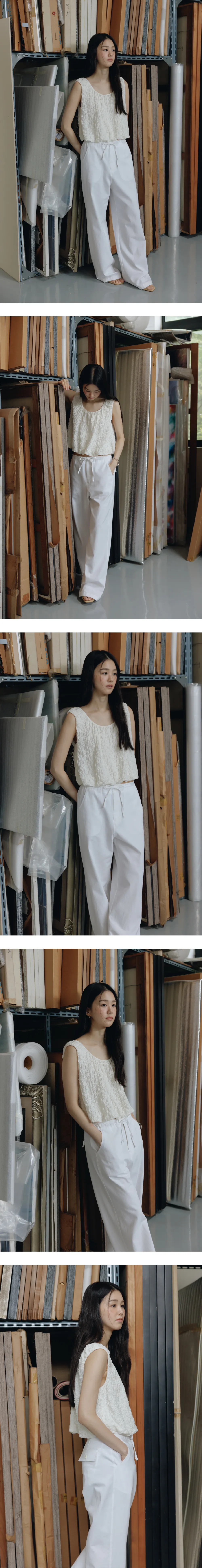 [2차리오더]BLISS RIPPLE BALLOON TOP (CREAM) - 감도 깊은 취향 셀렉트샵 29CM