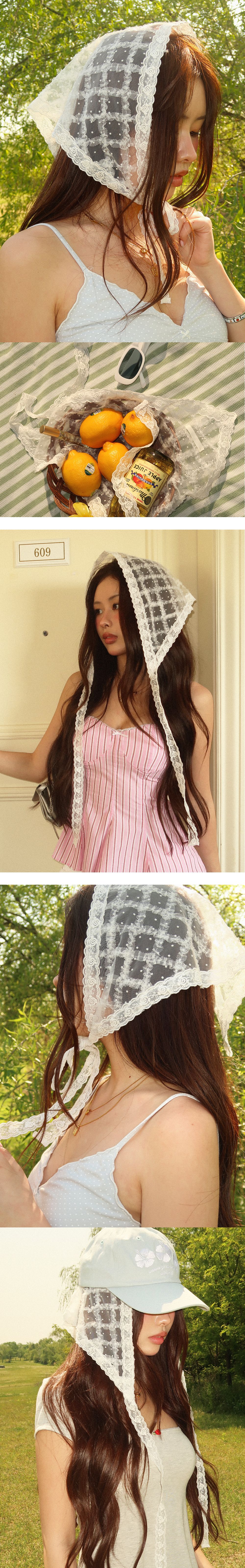 Floral Strap Veil - 감도 깊은 취향 셀렉트샵 29CM