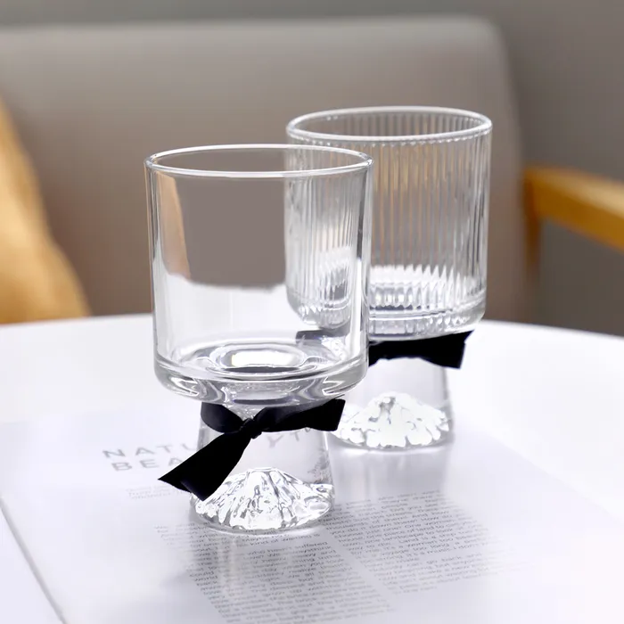 러델 스노우 언더락 유리 고블렛잔 340ml 2type 택1 - 감도 깊은 취향 셀렉트샵 29CM