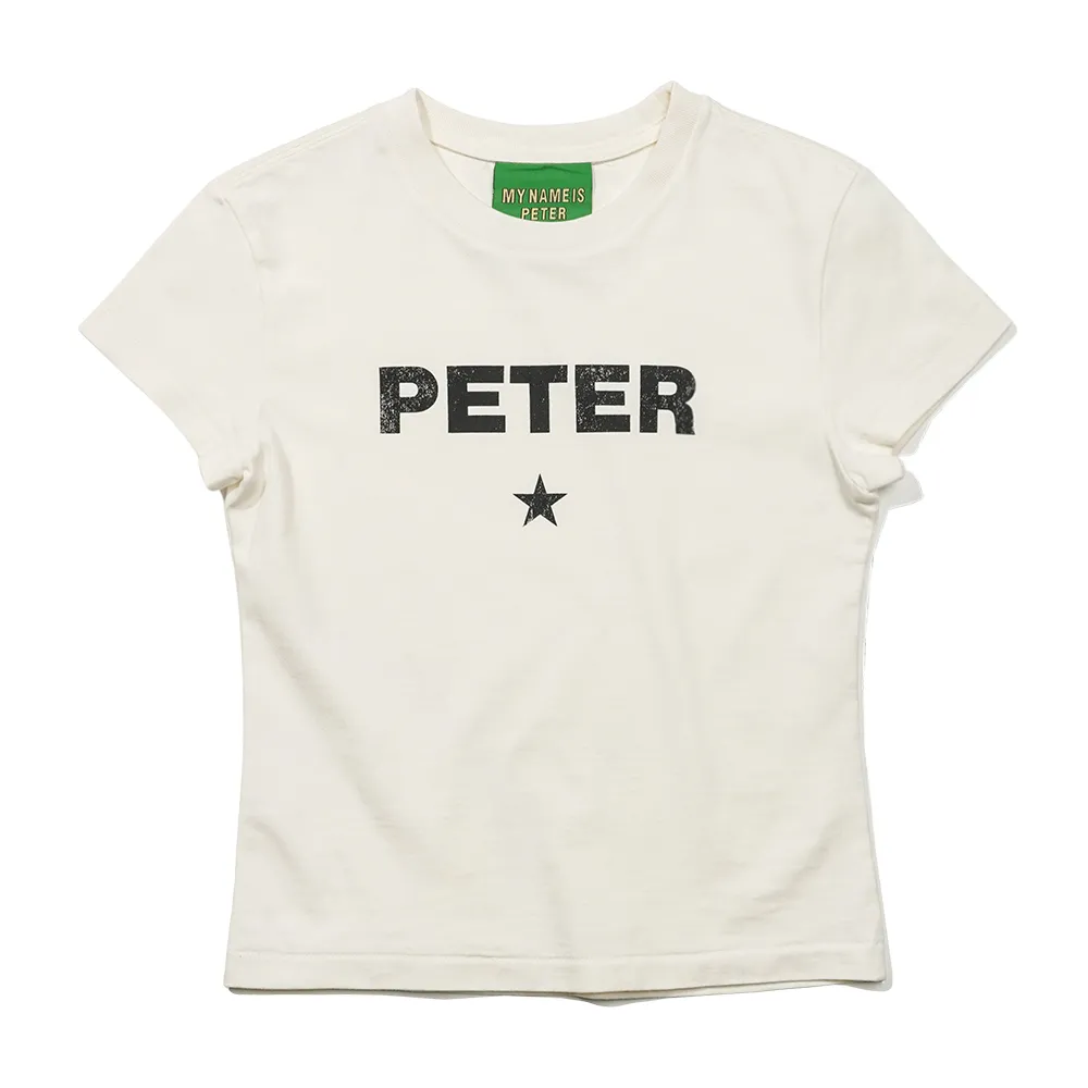 (W) PETER STAR T-SHIRTS - WHITE - 감도 깊은 취향 셀렉트샵 29CM