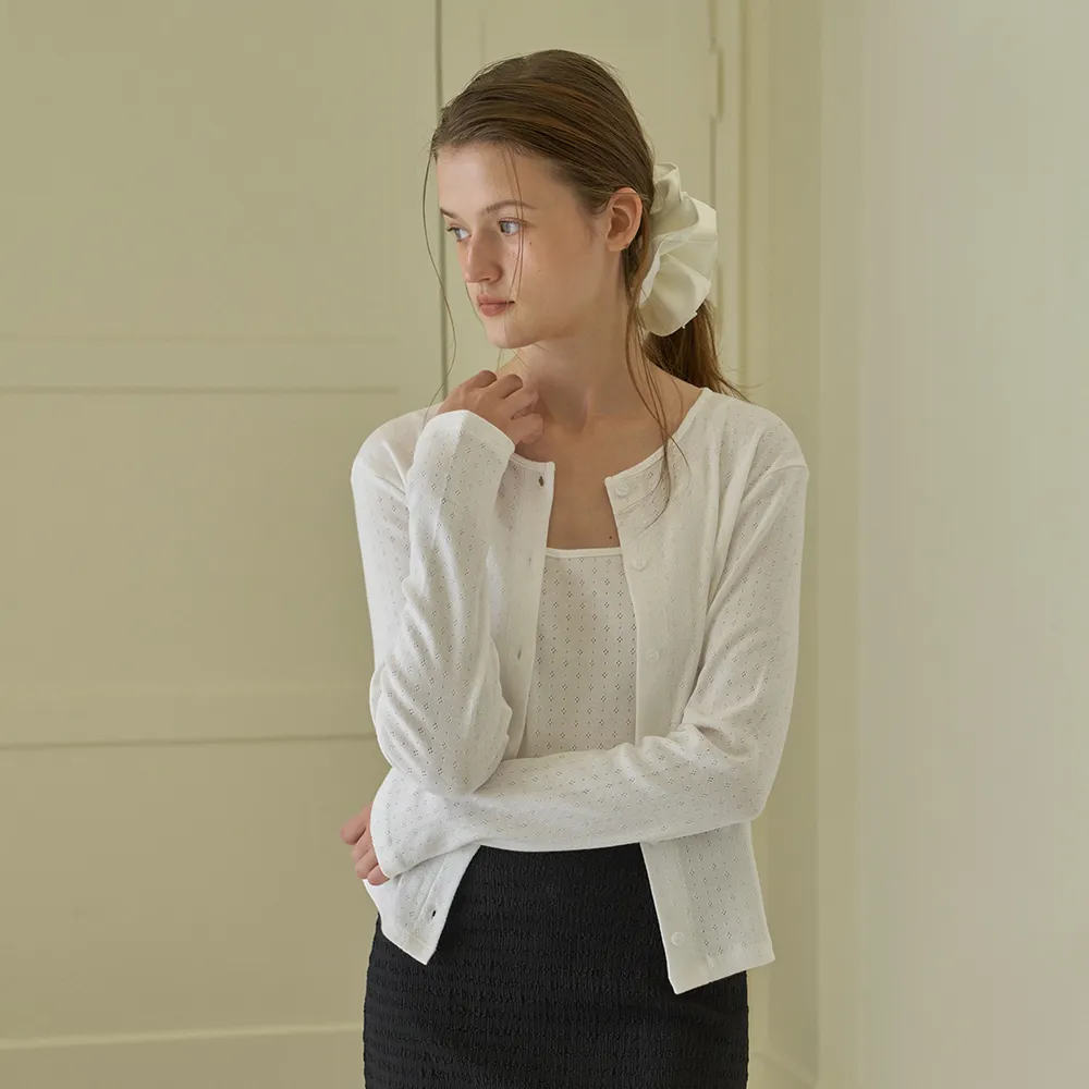 punching sleeveless cardigan set (2color) 2차 - 감도 깊은 취향 셀렉트샵 29CM