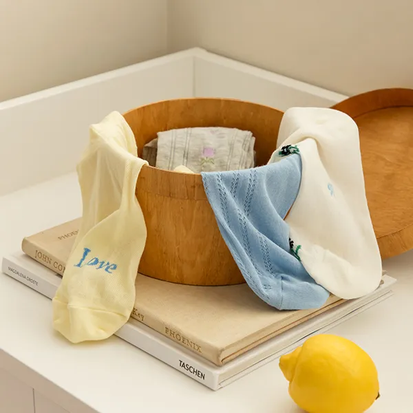 [여름양말세트] 빈티지 기프트 삭스 우먼 4P - 02 Summer marine - 감도 깊은 취향 셀렉트샵 29CM