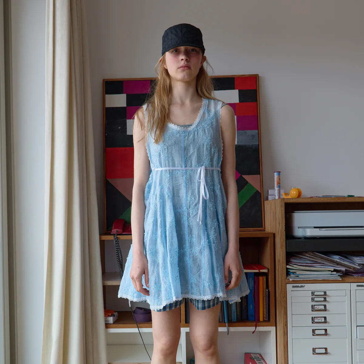 209. Sheer Flower OPS_Skyblue - 감도 깊은 취향 셀렉트샵 29CM