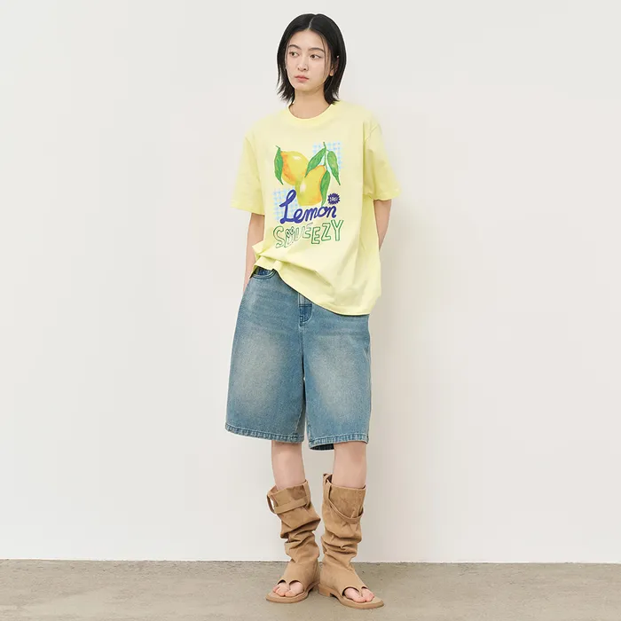 [1+1] WOMAN 후르츠 반팔티 2TYPE - 감도 깊은 취향 셀렉트샵 29CM