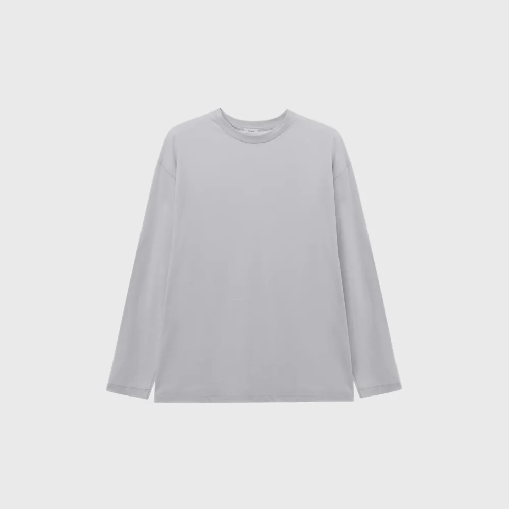 Organic long t shirt (light gray / dark gray) - 감도 깊은 취향 셀렉트샵 29CM