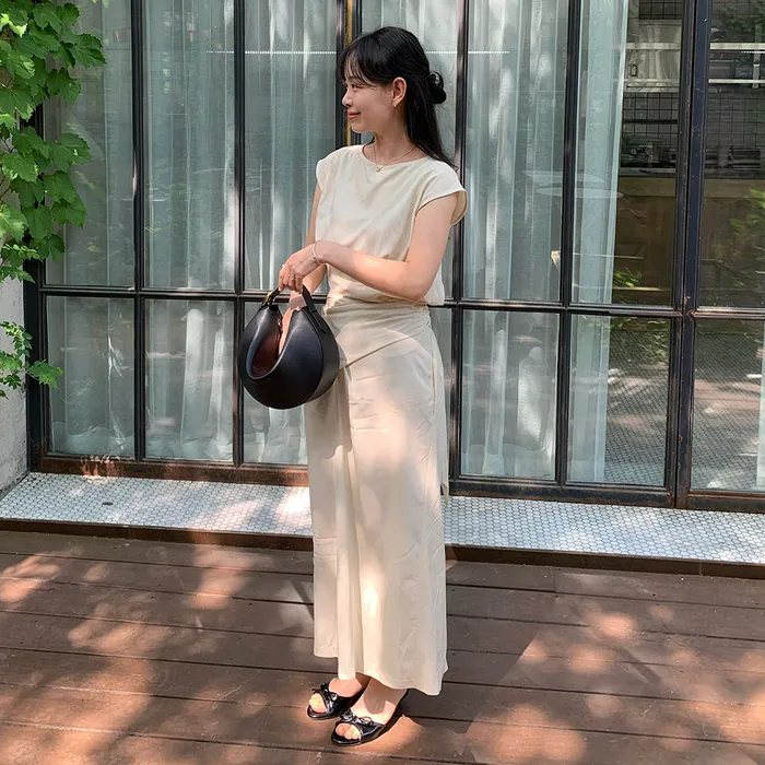 [29CM 단독 5차]Drape flow dress (Light yellow) - 감도 깊은 취향 셀렉트샵 29CM