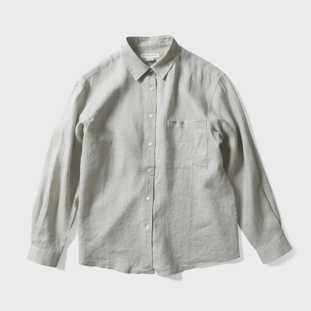 TF2-SH05 린넨셔츠 - 스모크그린 - 감도 깊은 취향 셀렉트샵 29CM