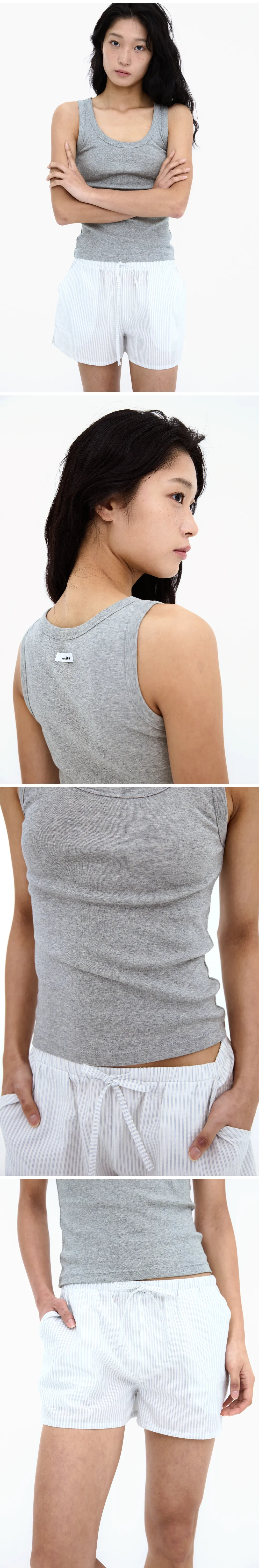 Cozy Sleeveless + Short Pants Set (2colors) - 감도 깊은 취향 셀렉트샵 29CM