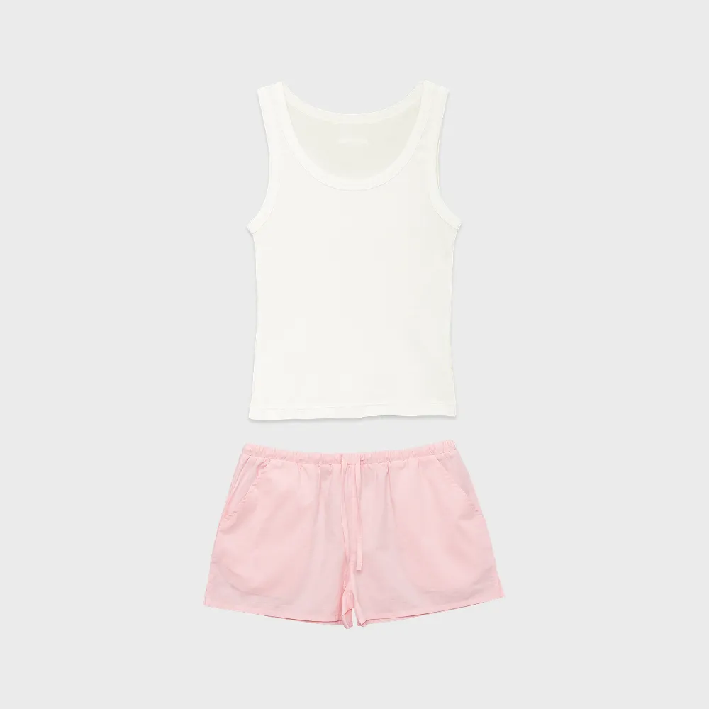Cozy Sleeveless + Short Pants Set (2colors) - 감도 깊은 취향 셀렉트샵 29CM