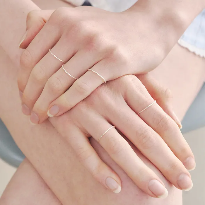 [silver925] lilt shine 5 ring set - 감도 깊은 취향 셀렉트샵 29CM