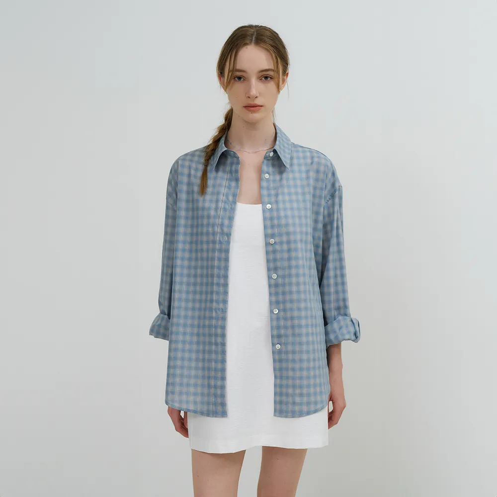 [29CM 단독] 5차 리오더_Check Over Shirt_Blue - 감도 깊은 취향 셀렉트샵 29CM