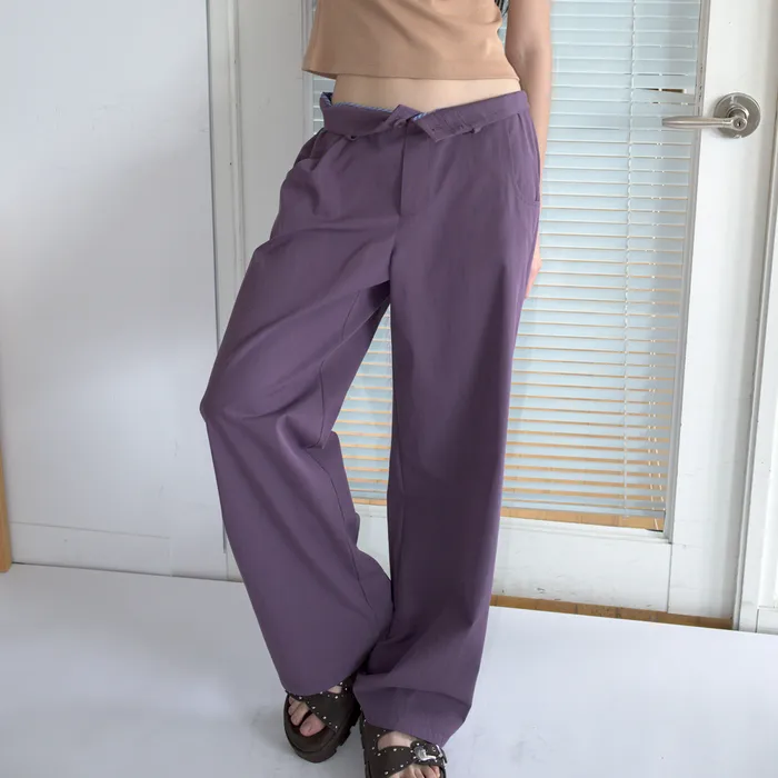 COLOR WIDE PANTS_BERRY PERRY - 감도 깊은 취향 셀렉트샵 29CM