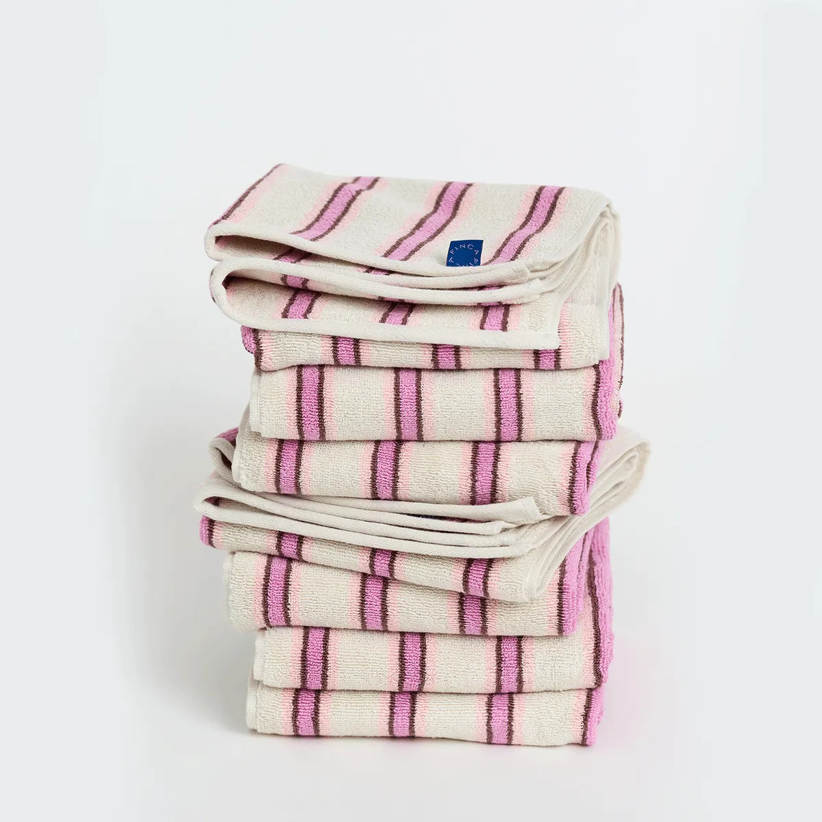 [29CM 단독] 코코넛핑크 스트라이프 페이스 타월 (1P, 5P, 10P) - 감도 깊은 취향 셀렉트샵 29CM
