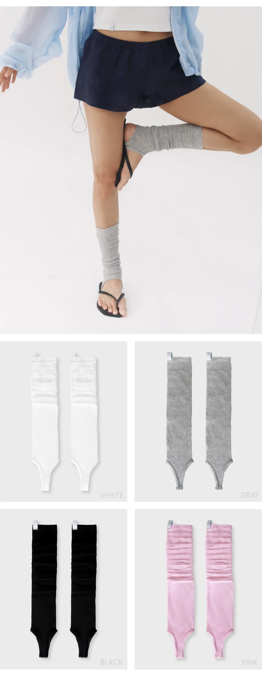 [29CM단독] OPEN-TOE KNEE SOCKS DUO SET - 감도 깊은 취향 셀렉트샵 29CM